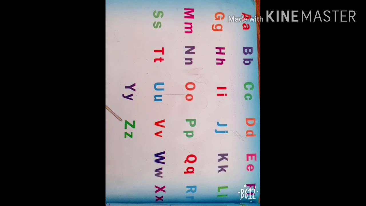 PG Introduction of Alphabets - YouTube