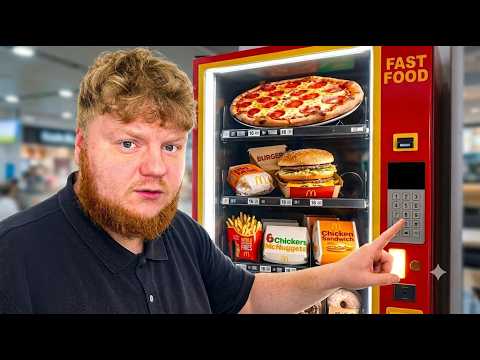 ПРОВЕРИЛ МОЖНО ЛИ ВЫЖИТЬ ПИТАЯСЬ ИЗ АВТОМАТОВ С ЕДОЙ!? 24 ЧАСА !