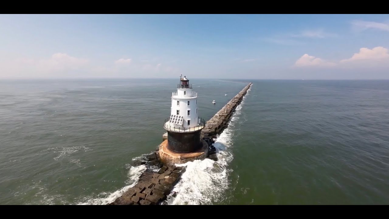 FPV Harbor of Refuge Lighthouse [Delaware Bay] - YouTube