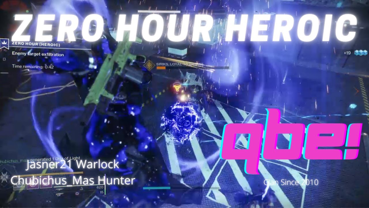 Destiny 2 - Zero Hour Heroic, Outbreak Perfected Catalyst. Season of ...