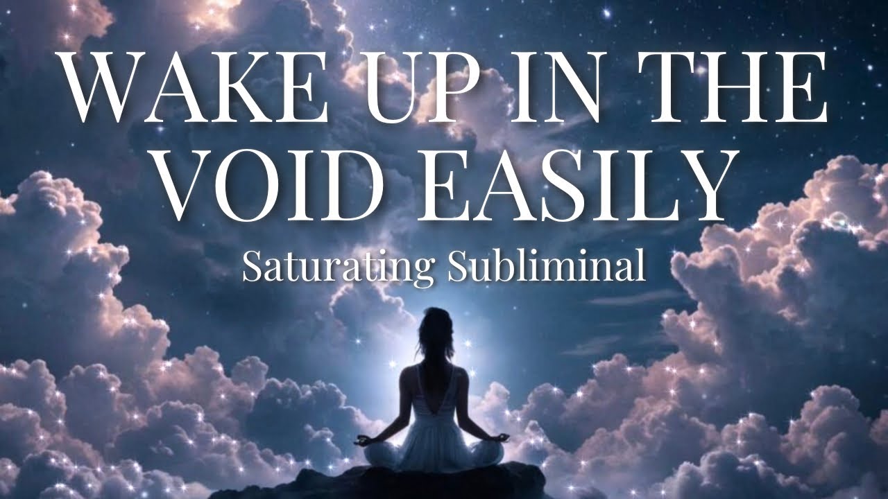 Wake up in the void easily🖤saturating subliminal w/robotic affirmations ...