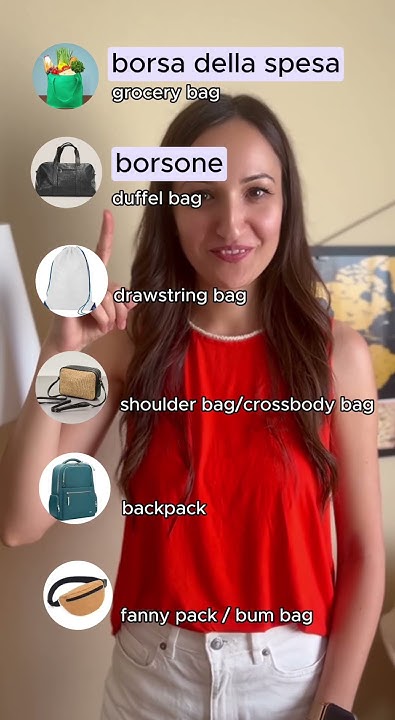👜 Learn Italian Vocabulary for Different Types of Bags! 👜 - YouTube