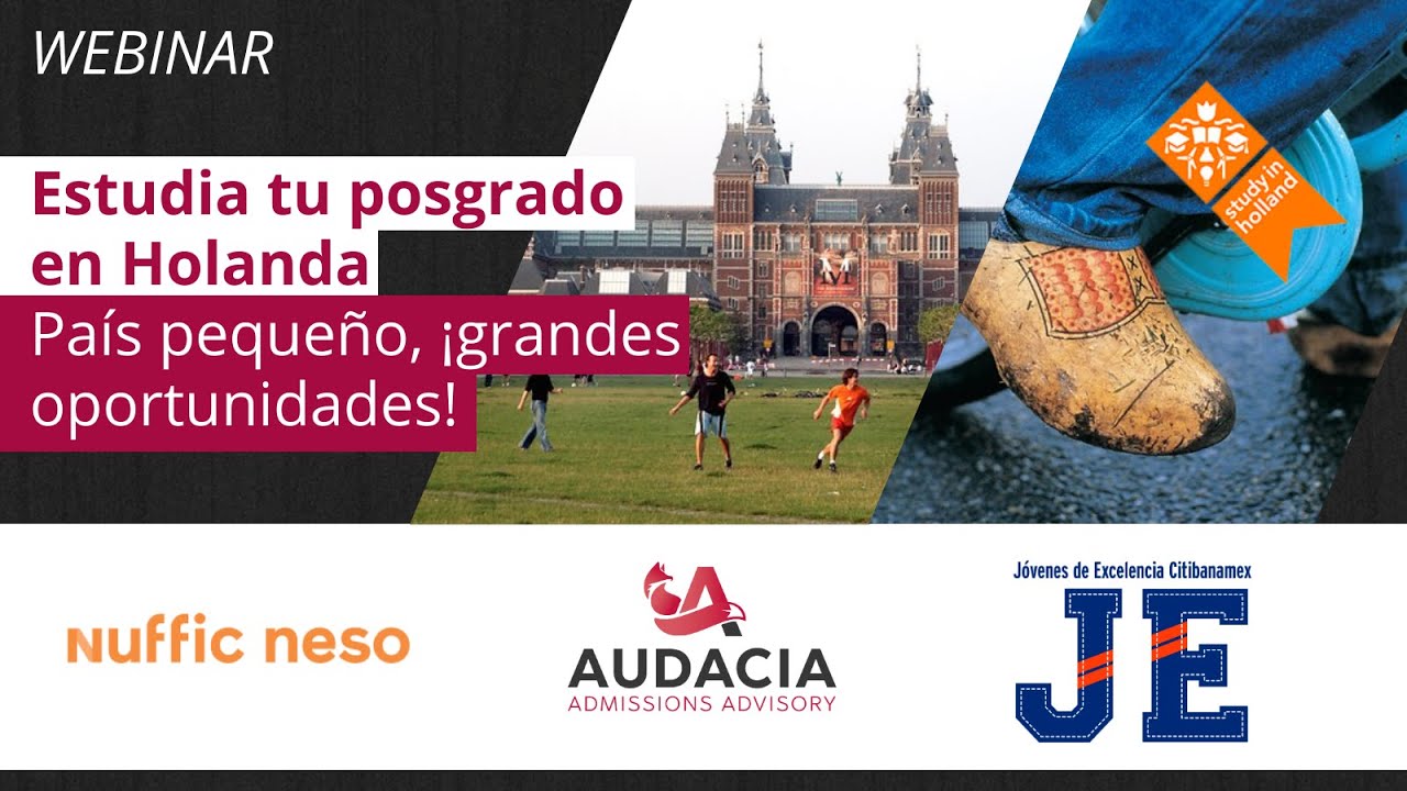 Webinar con Nuffic Neso: posgrados en Holanda - YouTube