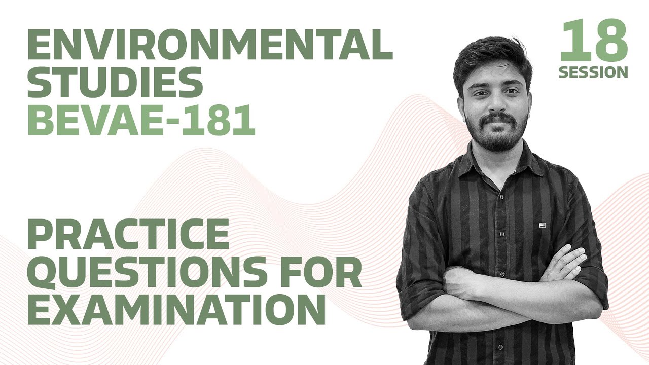 Practice Questions for Examination I Environmental Studies | BEVAE 181 ...