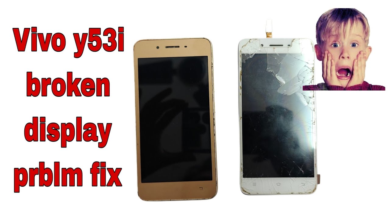 how to replace LCD display Vivo 1606(y53i) - YouTube