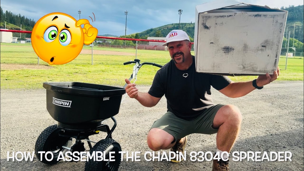 How to Assemble the Chapin 8304C 100-Pound Turf Broadcast Spreader ...