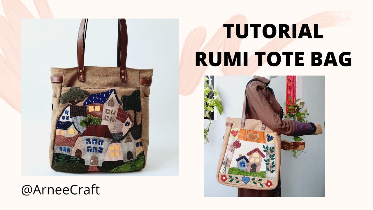 Tutorial Rumi Tote Bag by @arneecraft4163 - YouTube