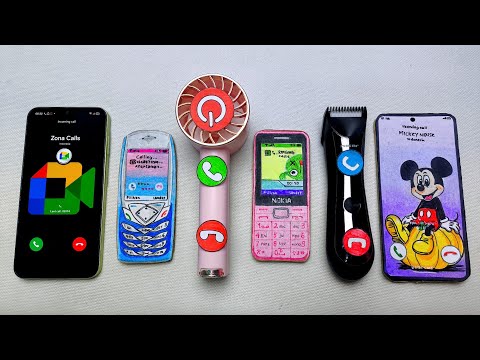 Galaxy a16 vs Nokia 610 vs Fan phone vs Nokia 220 vs Hair Clipper vs Xiaomi 17pm incoming call