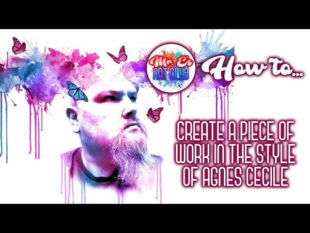 Agnes Cecile Quotes Ink Splash Abstract 44 Wall Art