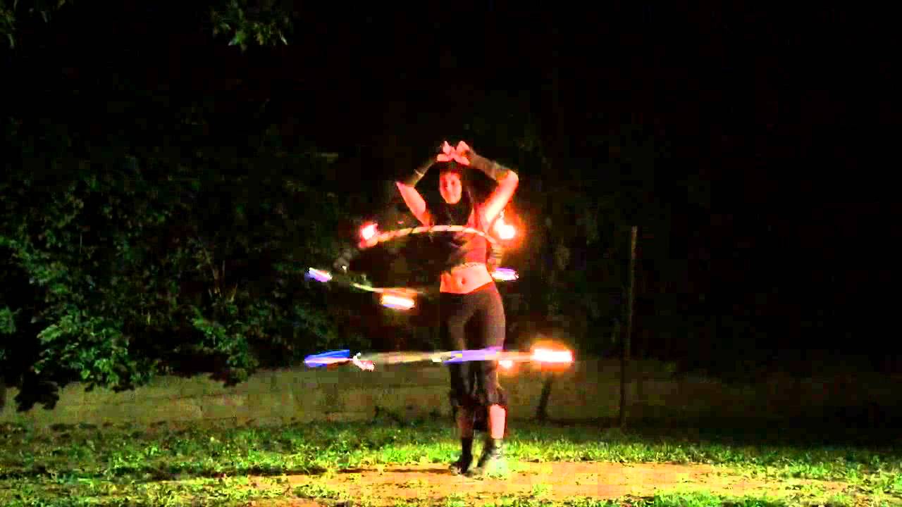 7.1.15 :: Double Fire Hoops - YouTube