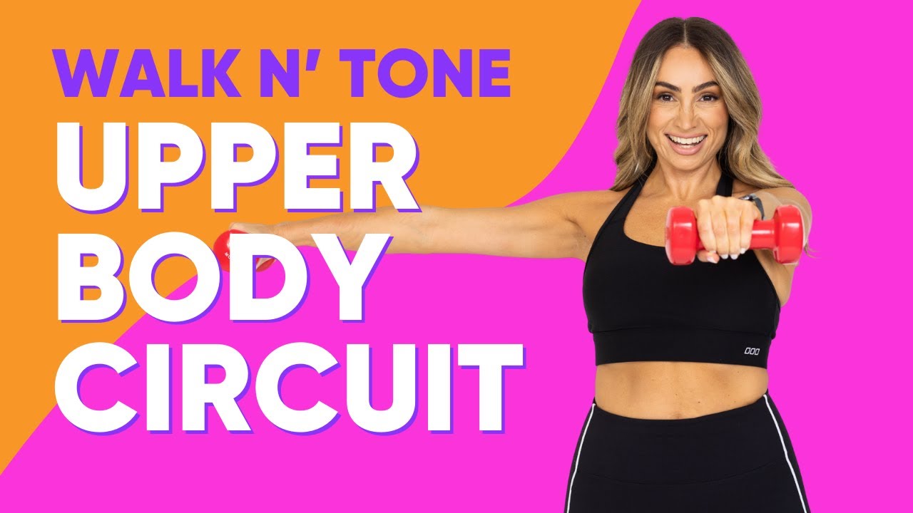Feel Strong in this Weighted Upper Body Tone + Cardio Workout [POP MIX ...