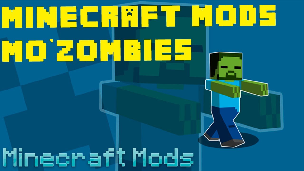 Minecraft MODS | Mo' Zombies | Zombies de todo tipo! - YouTube