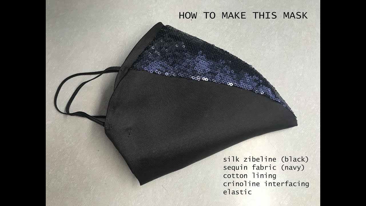 How to make a Sequin Beak Mask FREE PATTERN - YouTube