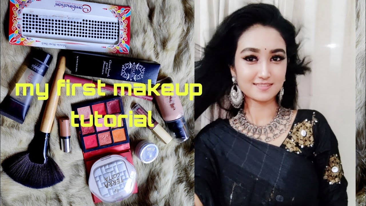 My Simple and Easy Makeup Tutorial🥰 Free Love Anni 💞 First time makeup ...