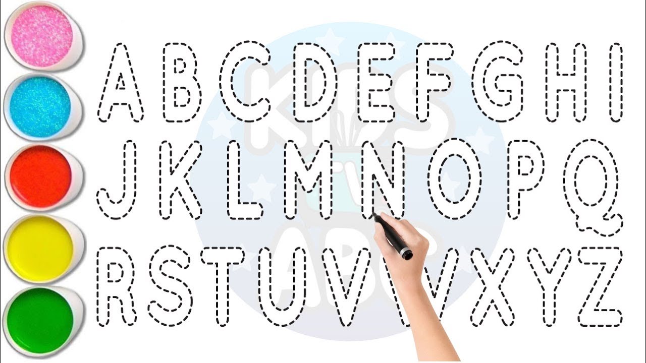 ABC for Kids | Alphabet writing for kids | A to Z | Write the alphabet ...