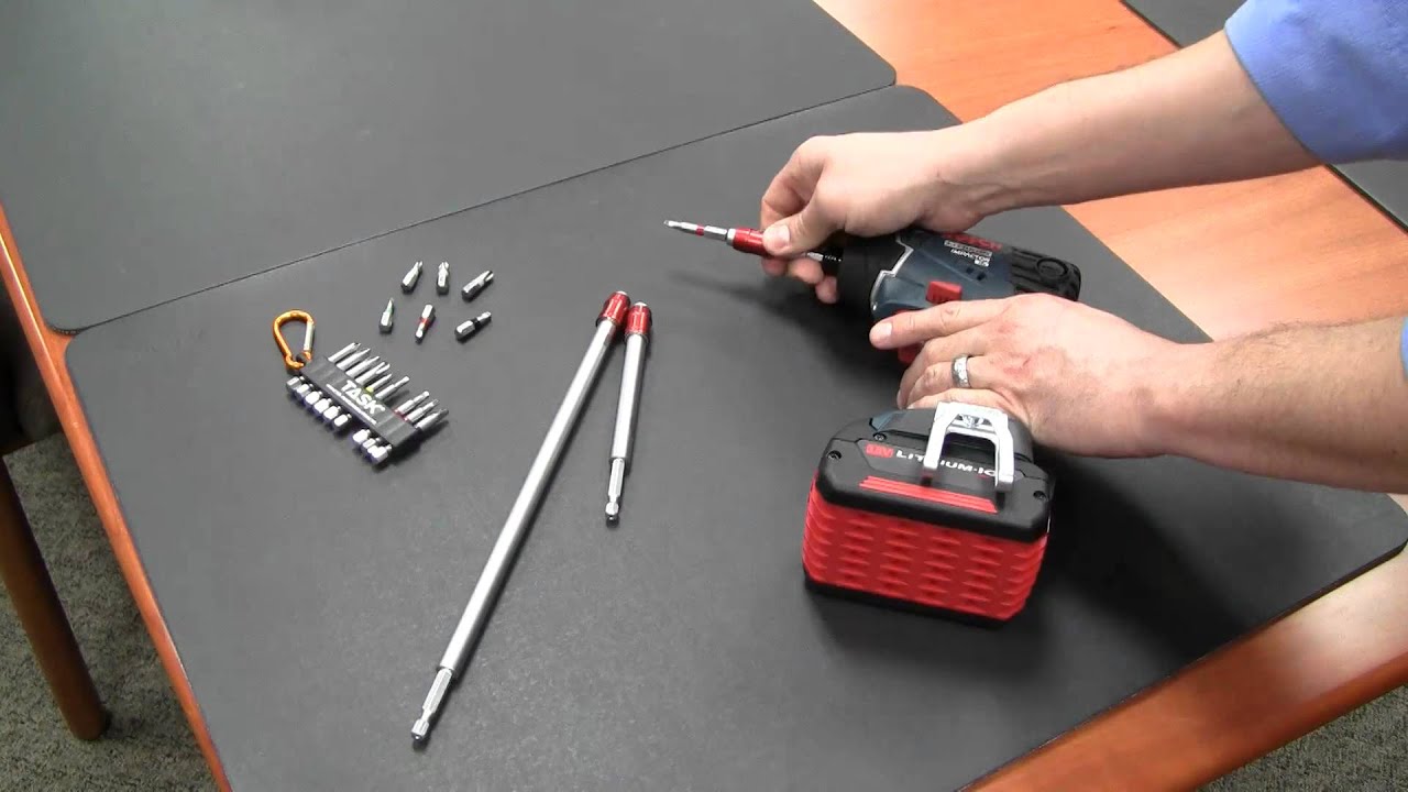 TASK Autolocking Quick Change Extensions for Impact Drivers - YouTube