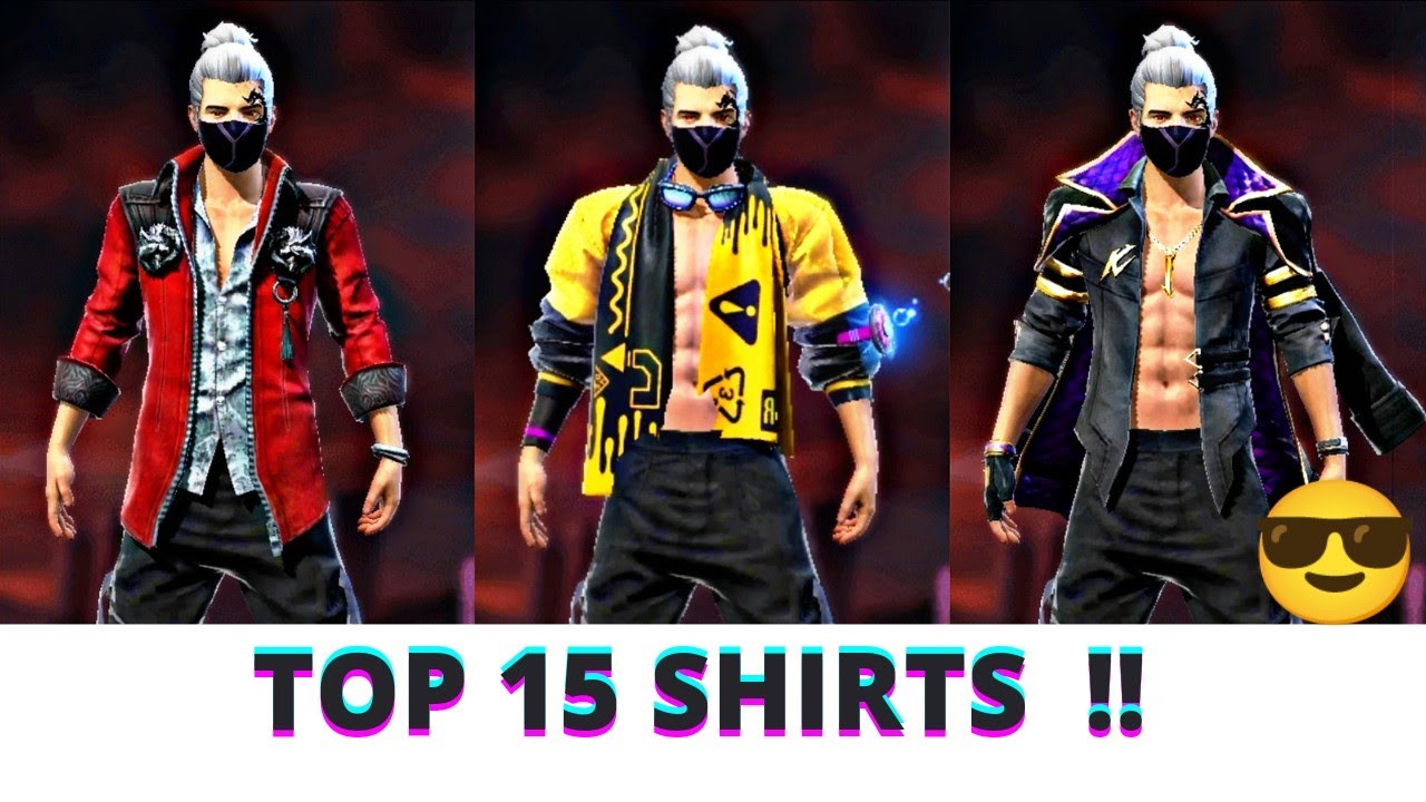 TOP 15 GOOD LOOKING SHIRTS IN FREE FIRE STORE 👔😎 - YouTube