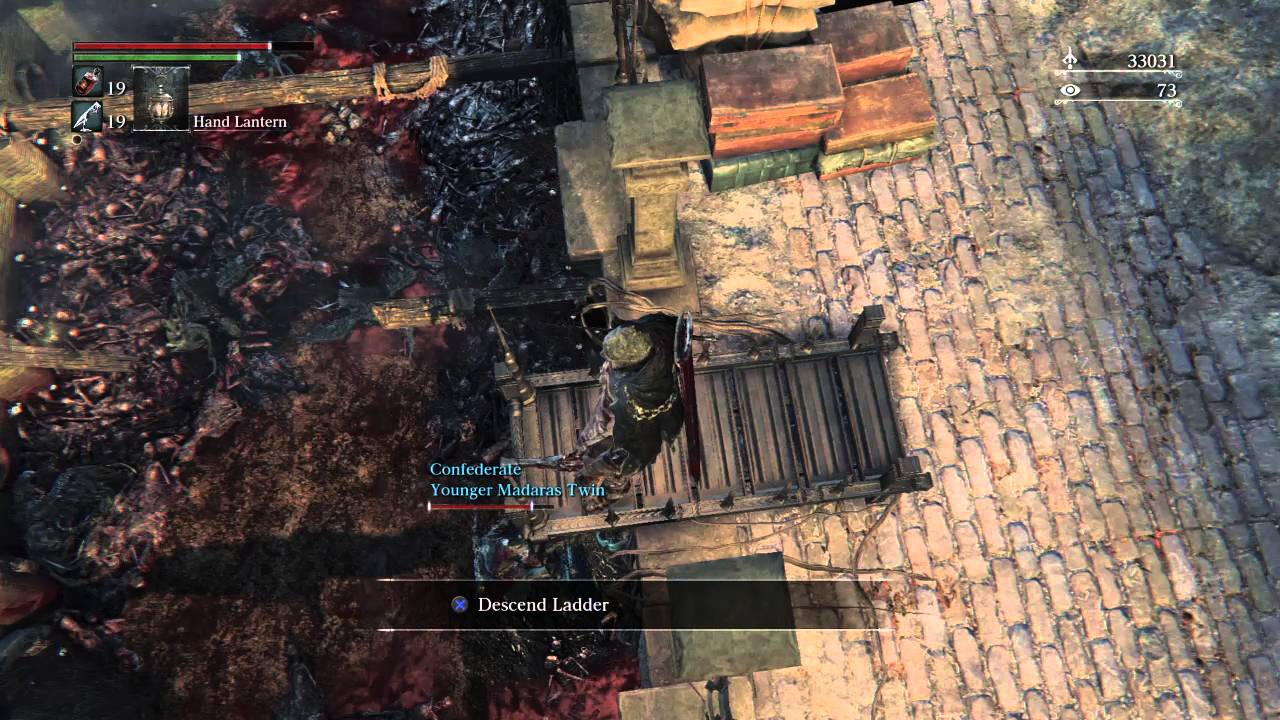 Bloodborne: NPC climbs ladder! (The Old Hunters) - YouTube