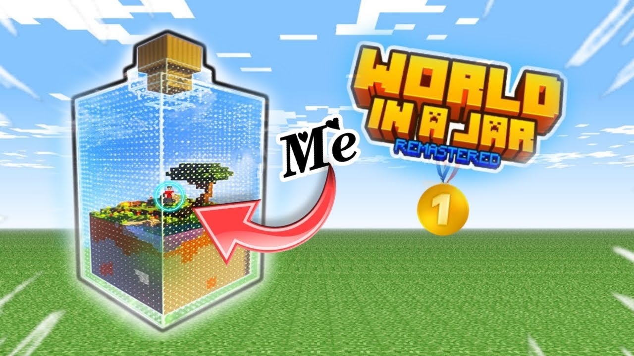 MINECRAFT BUT MY WORLD IS IN A JAR [HINDI] || MINECRAFT JAR WORLD #1 ...