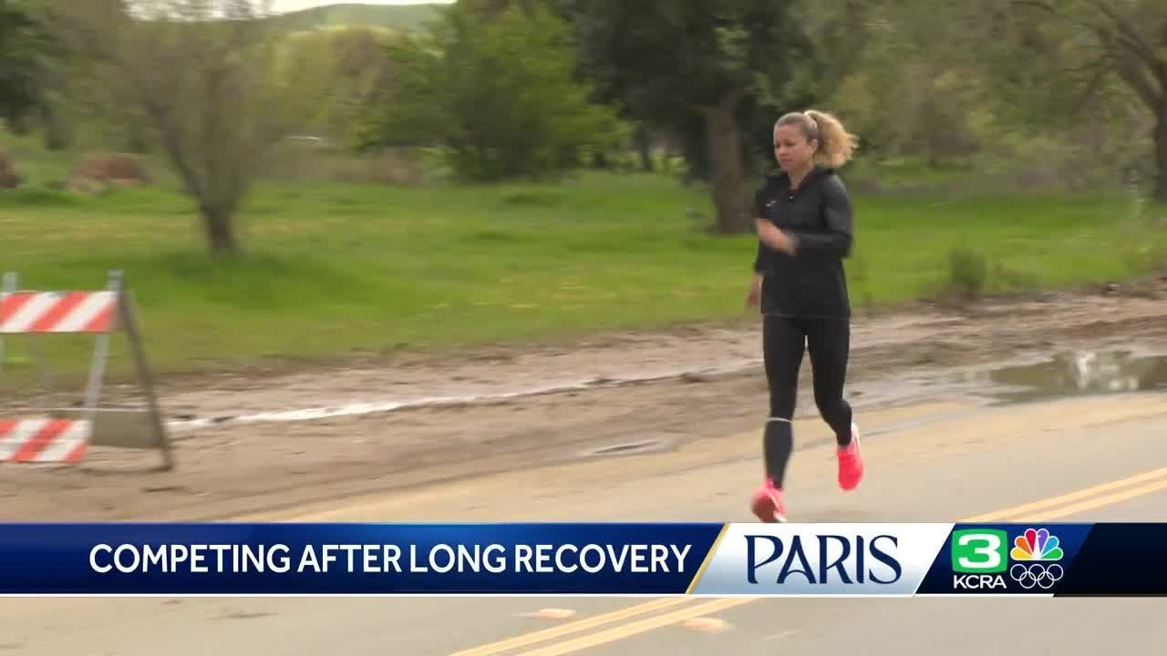Race walker Robyn Stevens competing for second Olympic Team - YouTube