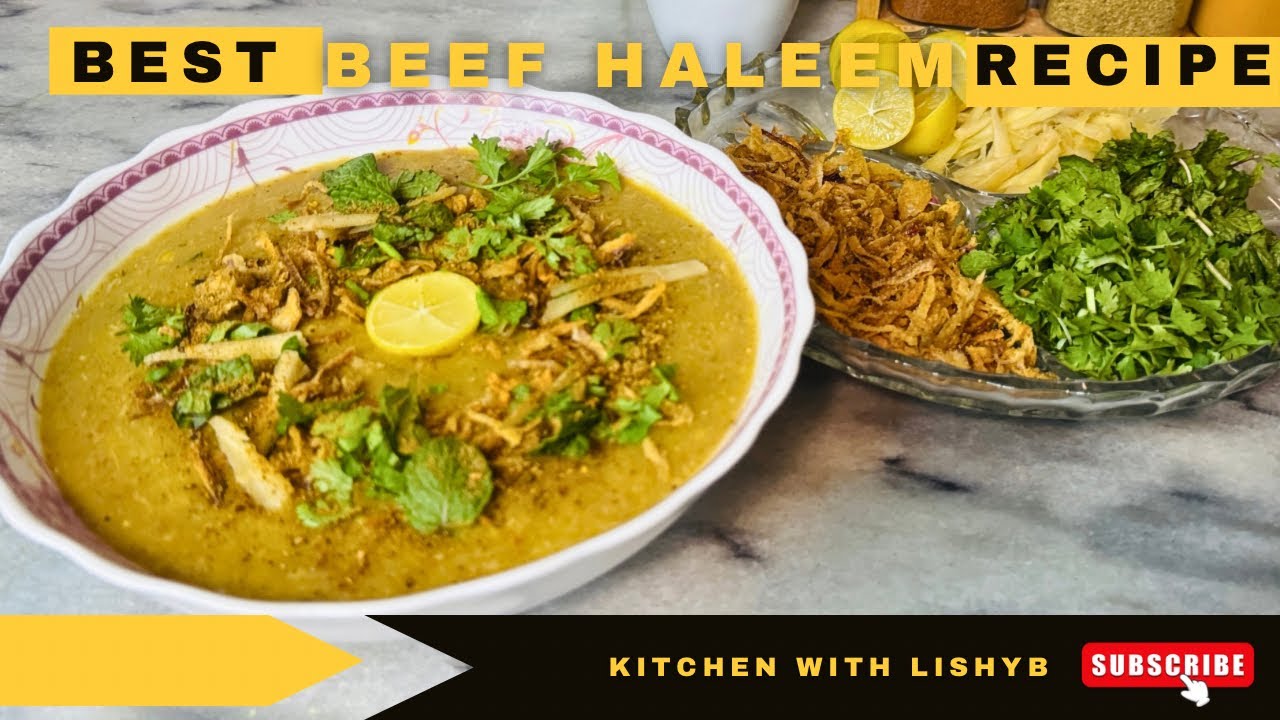 How to Cook Karachi Famous Beef Haleem Recipe | Beef Daleem Recipe ...