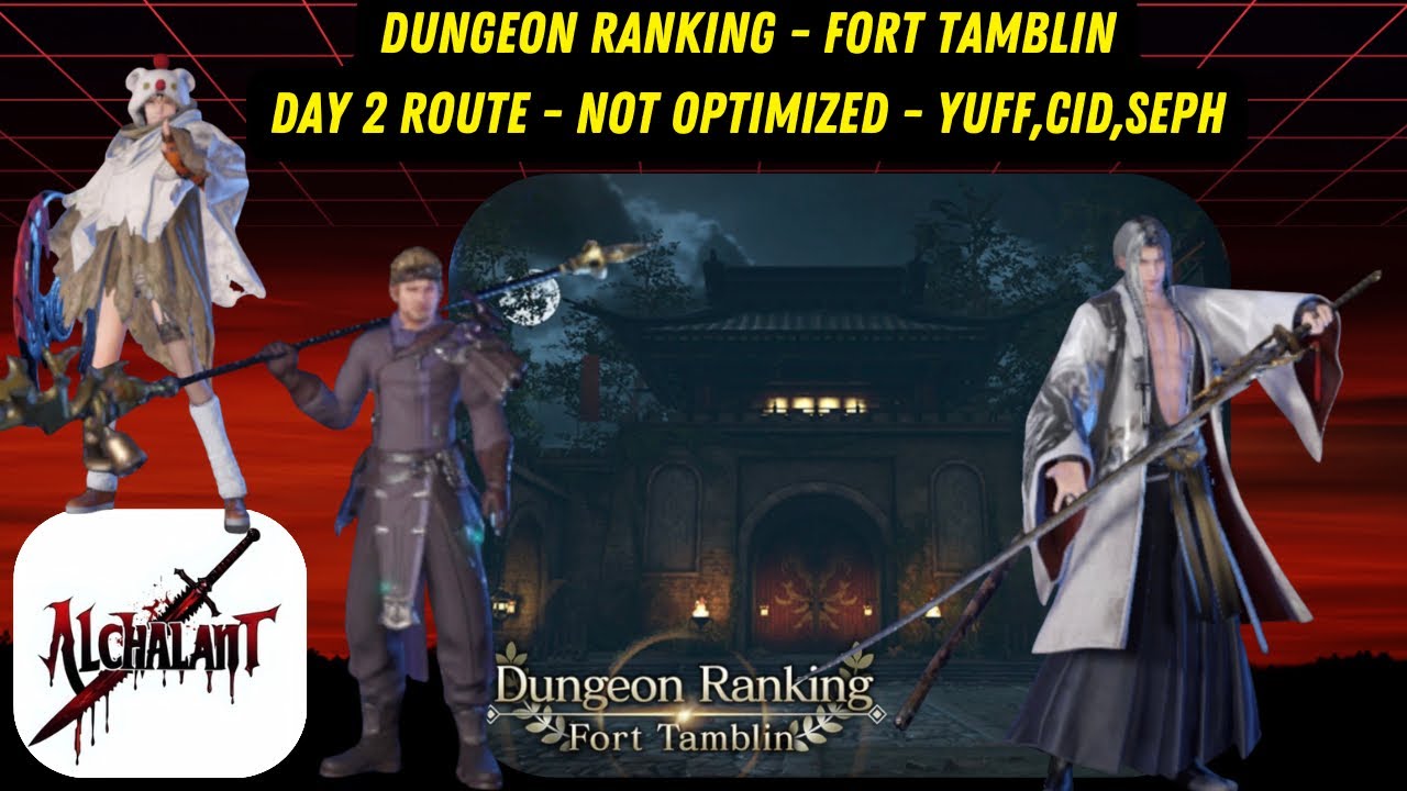 FF7 Ever Crisis - Fort Tamblin Dungeon Ranking 5.164 high score Yuffie ...