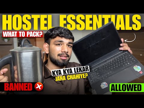 Things Every Fresher Should Bring in Hostel | Hostel Essentials CheckList 2026