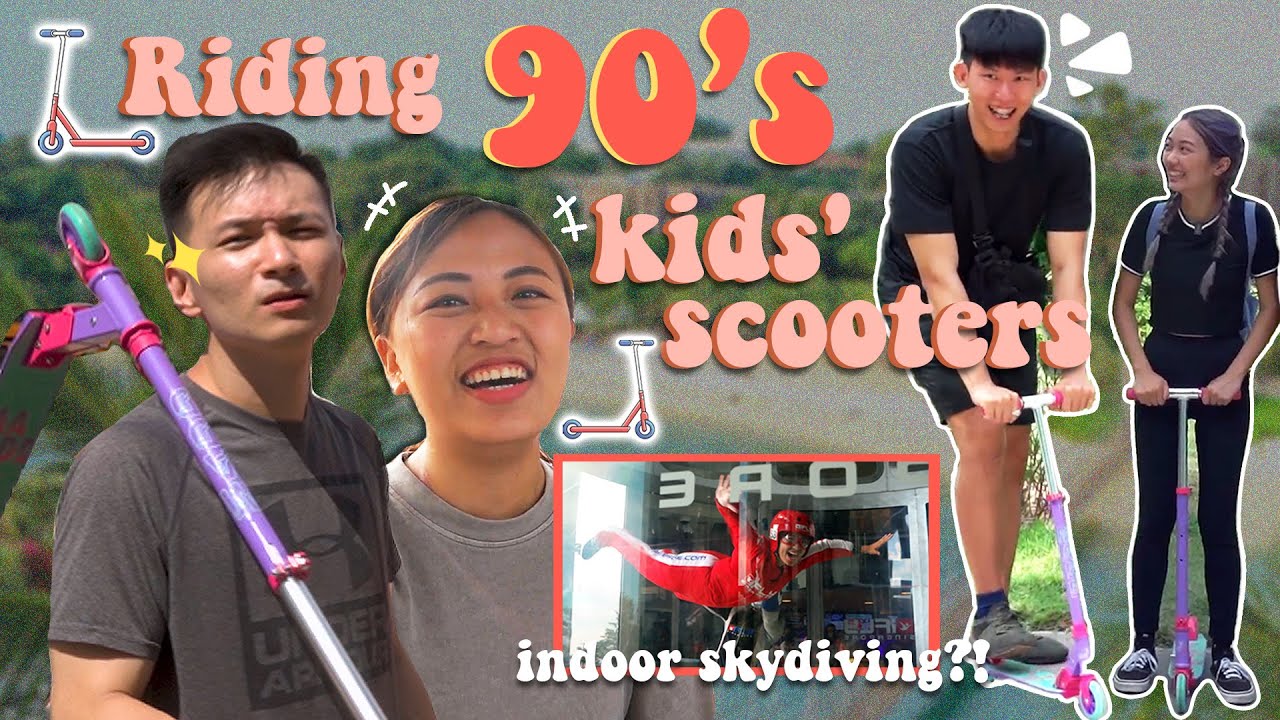 TSL Plays: Riding 90s Kids Scooters Around Sentosa - YouTube