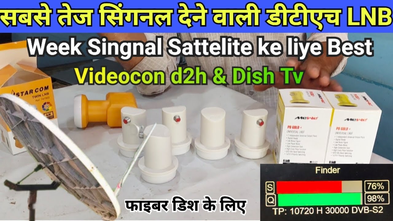 Videocon d2h / Dish Tv Lnb !! डीटीएच LNB। Best dth Lnb kon si hai !! # ...