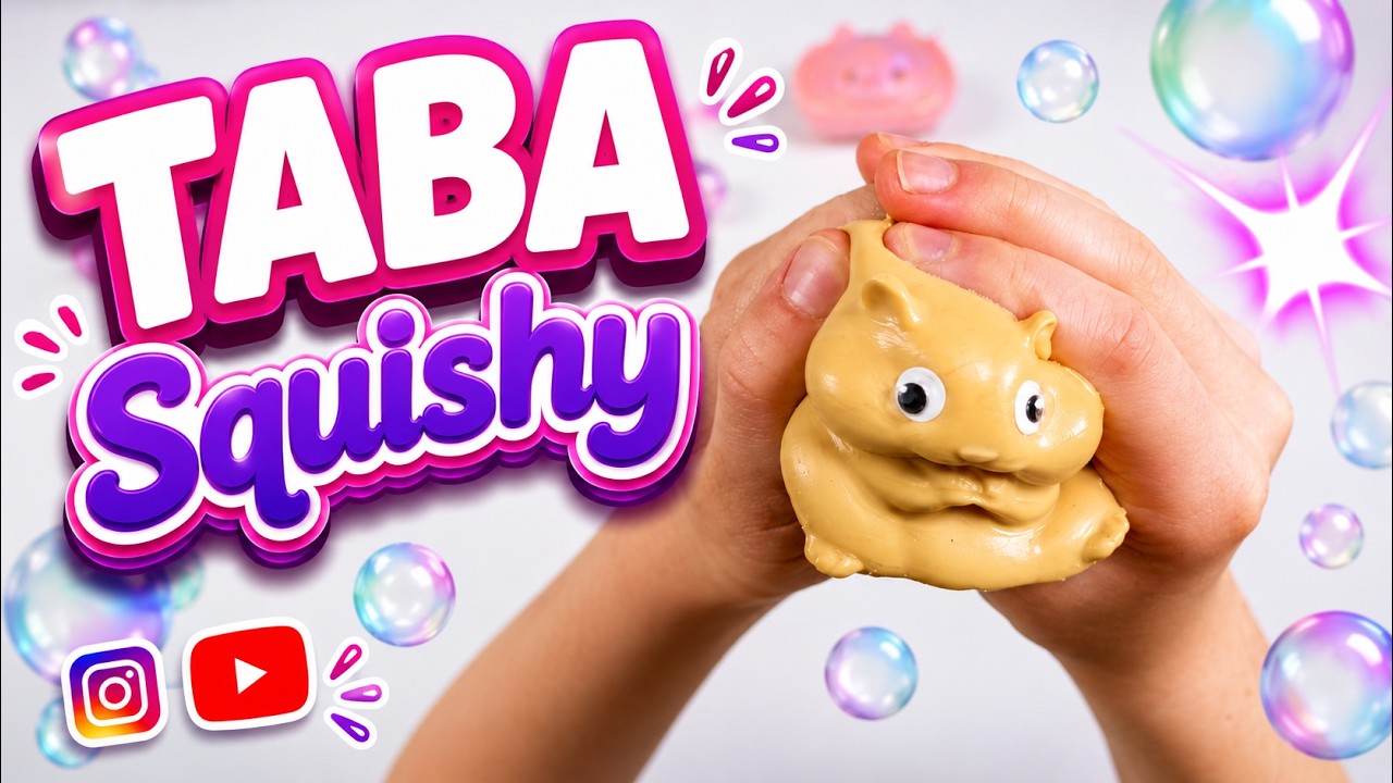 How To Make Viral Taba Squishy | Step-by-Step Tutorial | Mila's Art ...