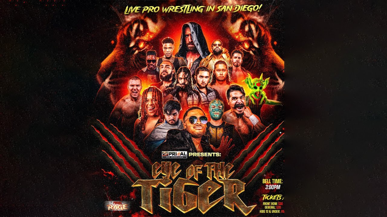 Primal Pro Wrestling - Eye of the Tiger - January 26, 2025 - YouTube