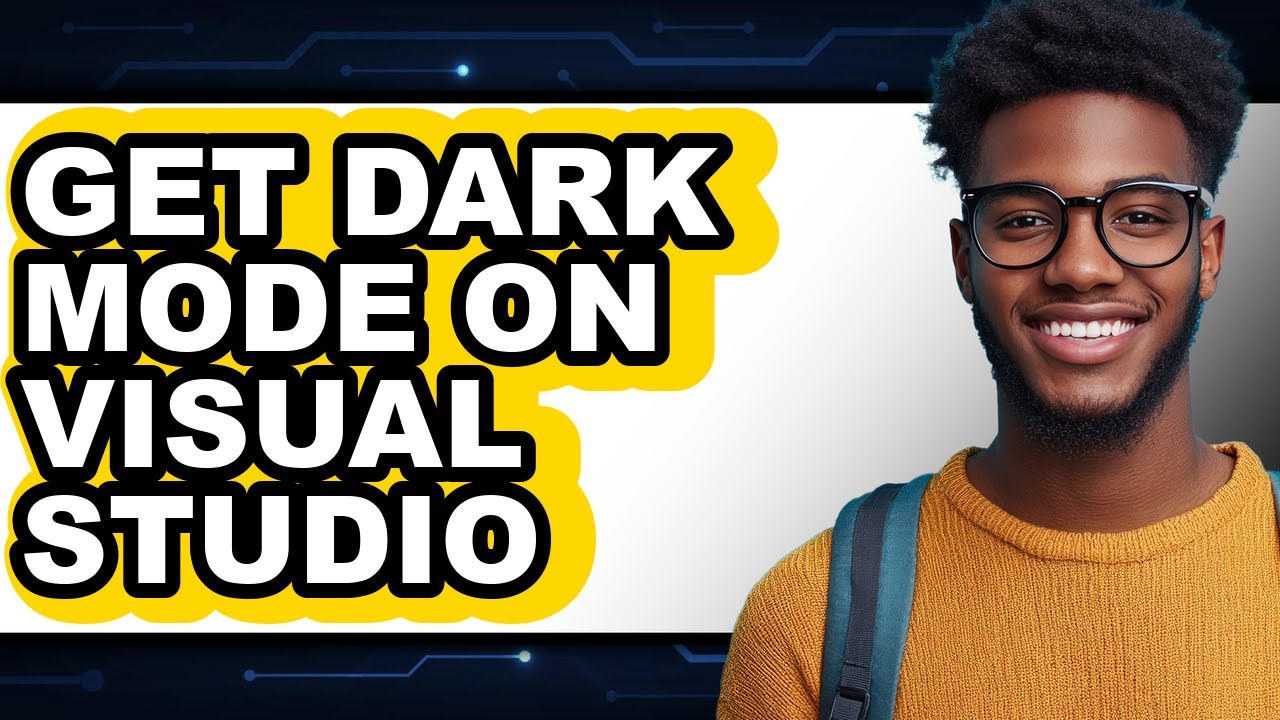 How to Get Dark Mode on Visual Studio (updated) - YouTube