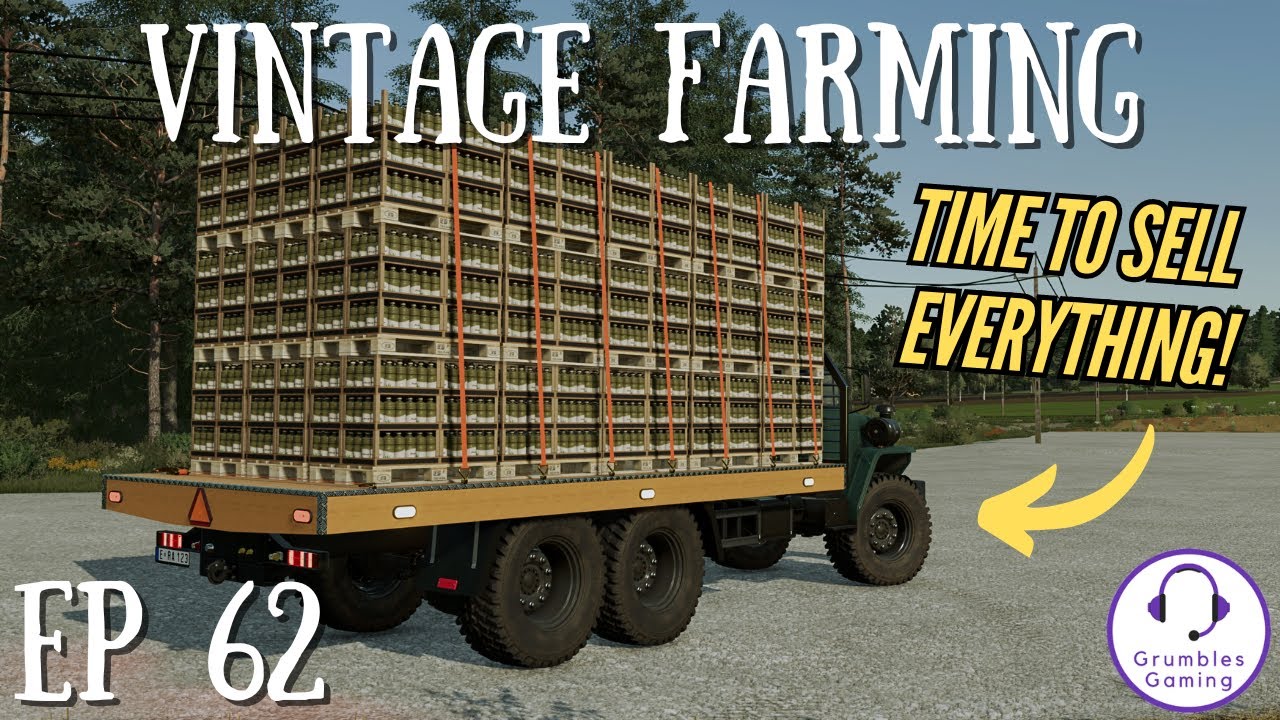 SELLING EVERYTHING! HOW MUCH WILL WE MAKE? | Vintage Farming | FS 22 ...