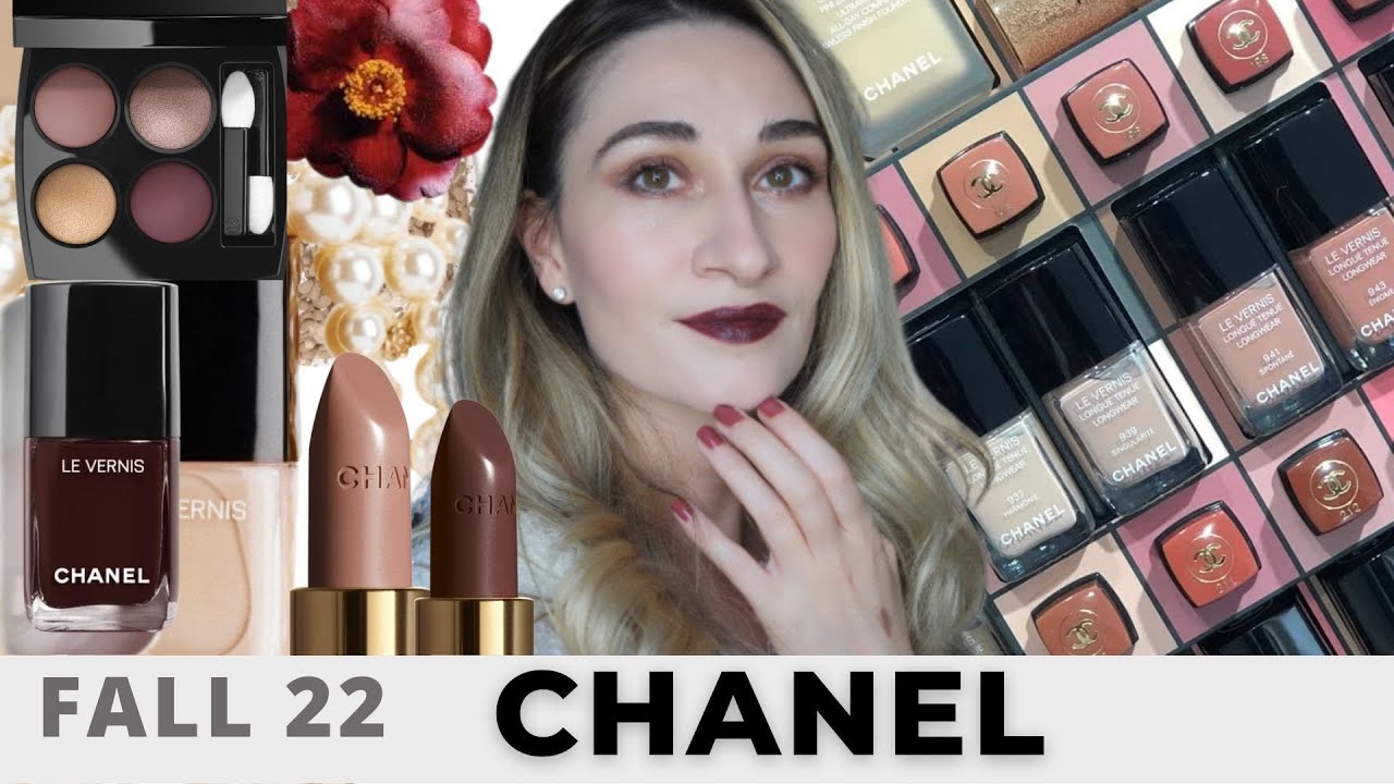 NEW CHANEL 2022 FALL WINTER MAKEUP COLLECTION Tone on Tone|Review Swatches Tutorial & Look # ...