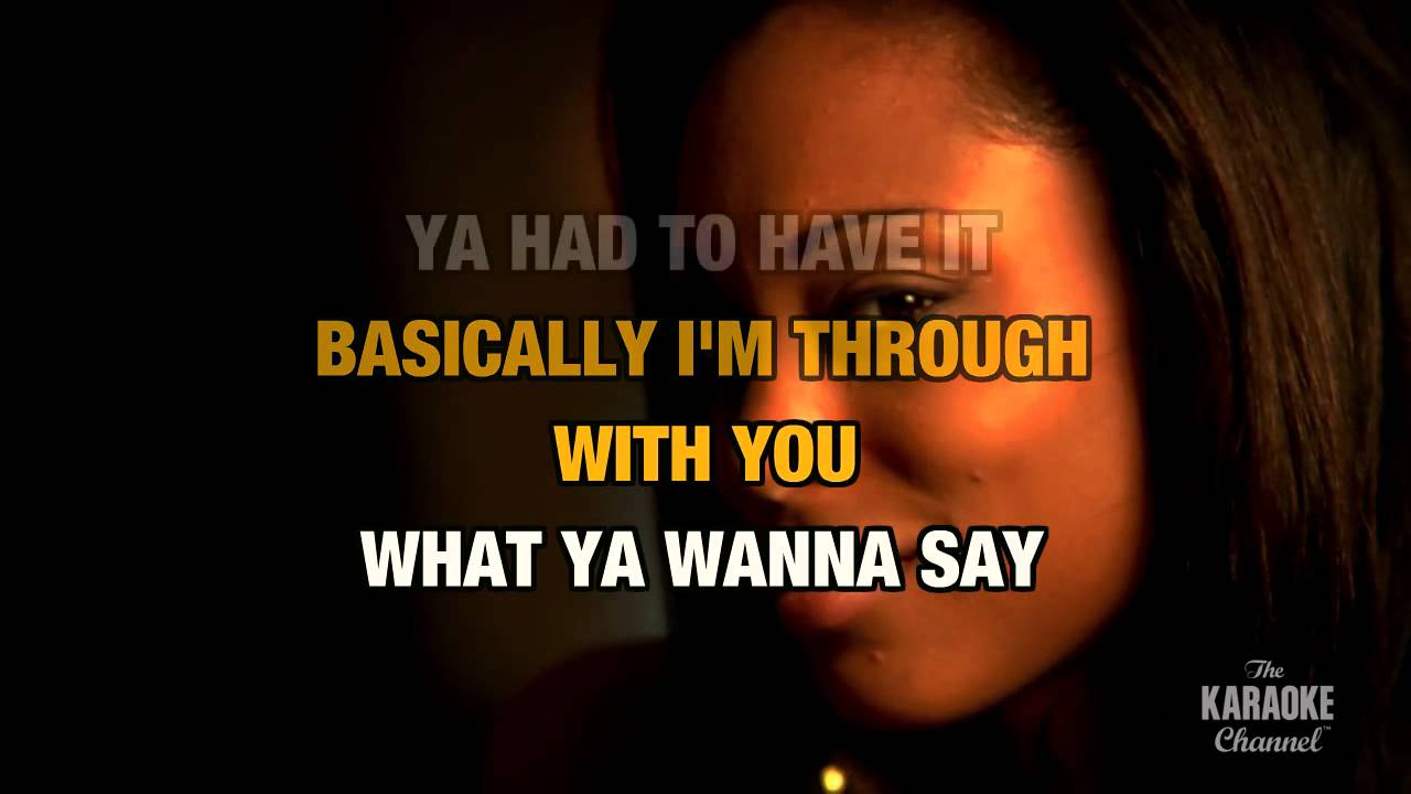 There You Go : Pink | Karaoke with Lyrics - YouTube