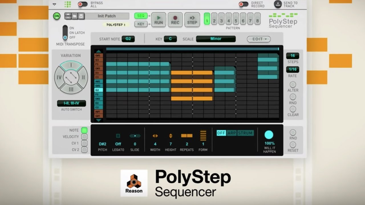 PolyStep Sequencer with Sylenth1 (No Talking) Reason 10.4 - YouTube
