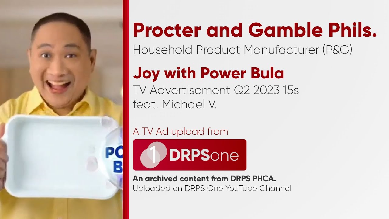 Joy with Power Bula TV Ad Q2 2022 15s with Michael V. (Philippines ...