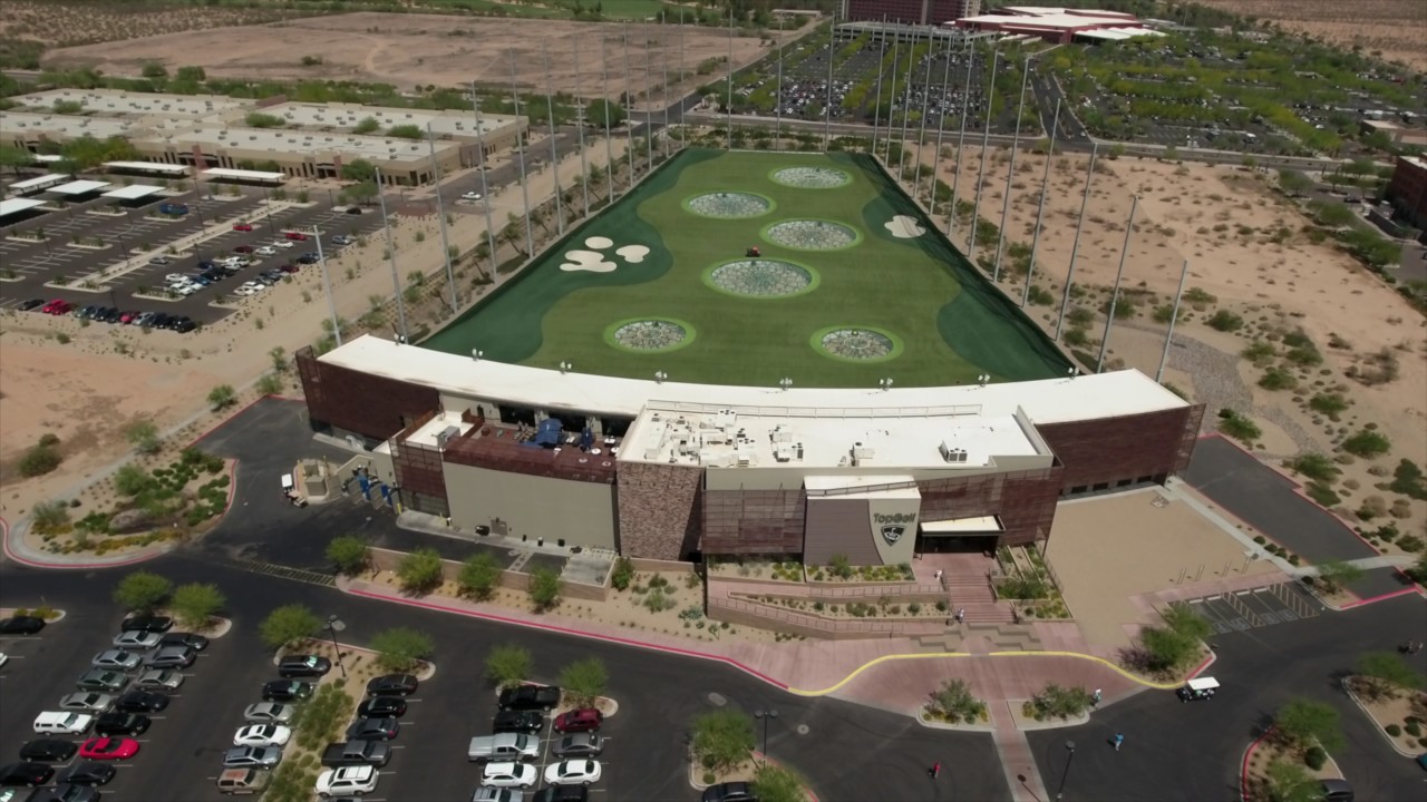 Top Golf Scottsdale Aerial Shots 4K - YouTube