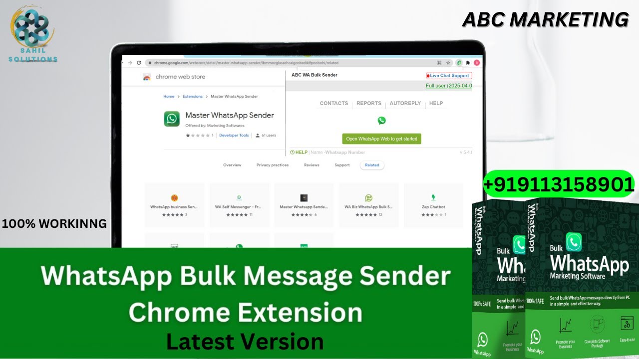 WhatsApp Bulk Massage Sender Chrome Extension|Wa Bulk Sender Chrome ...