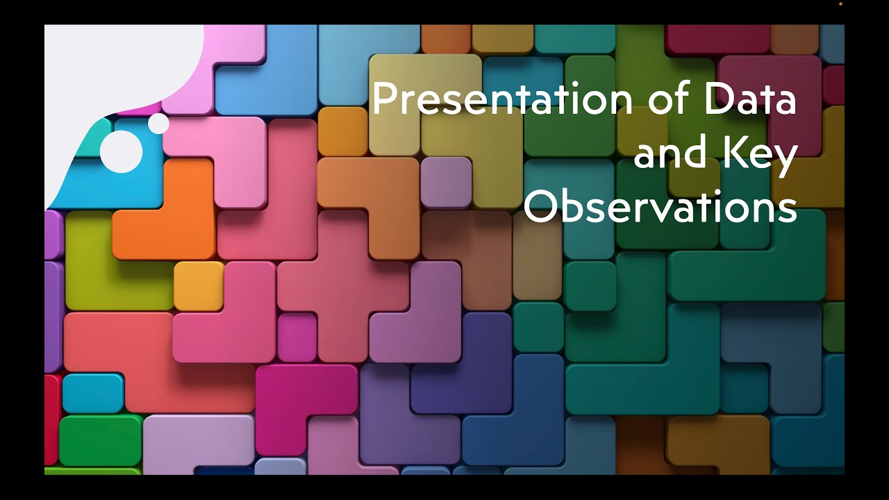 Presentation of Data and Key Observations - YouTube