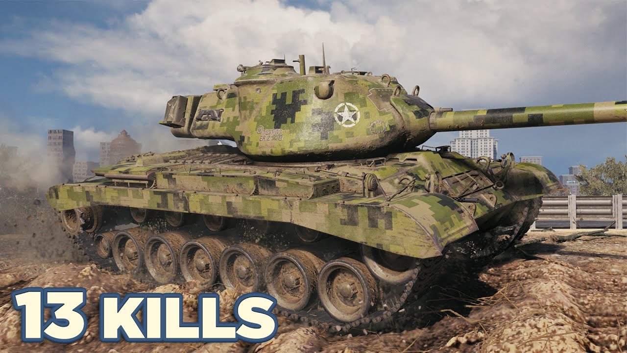 M46 Patton • 13 KILLS • WoT Gameplay - YouTube