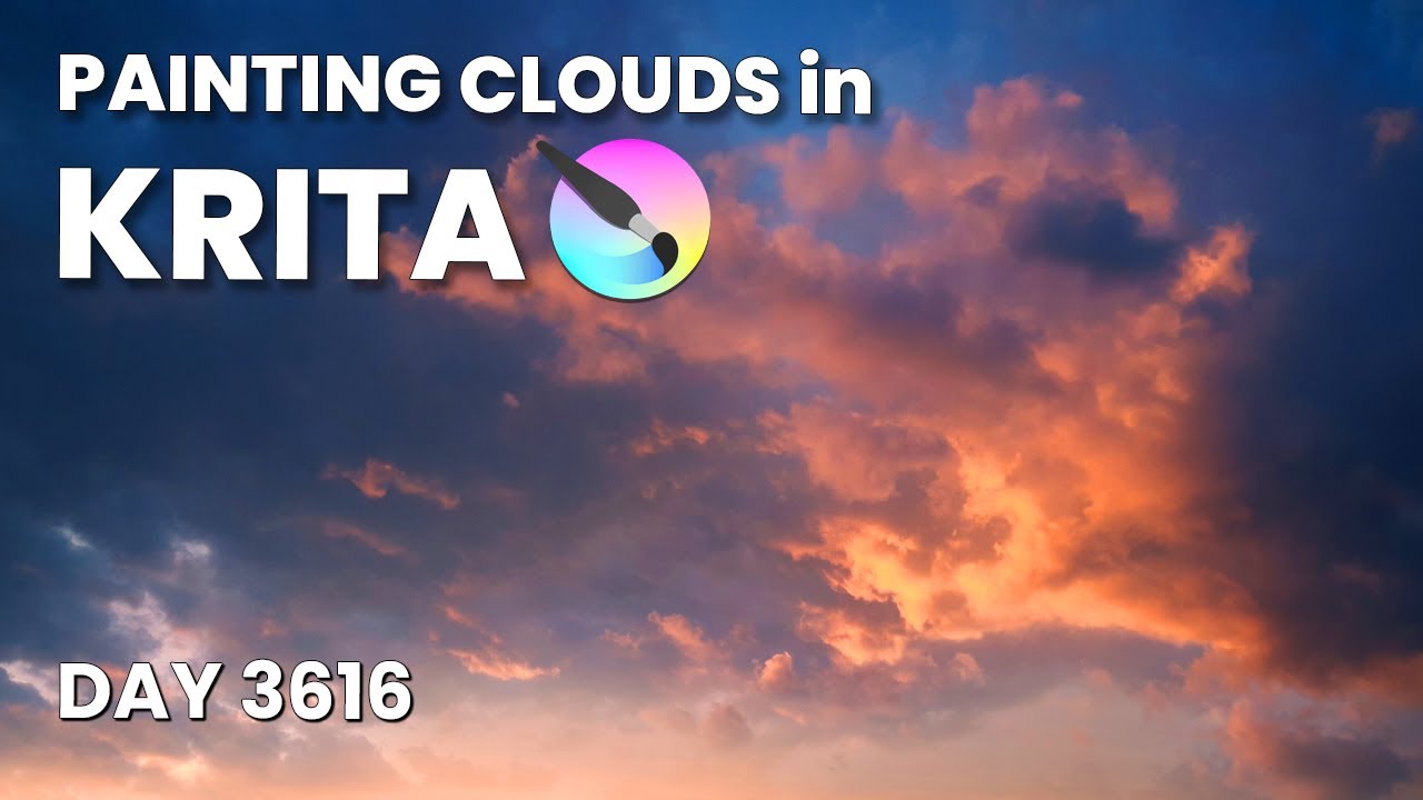 Cloud Painting in Krita - Daily Art 3616 - YouTube