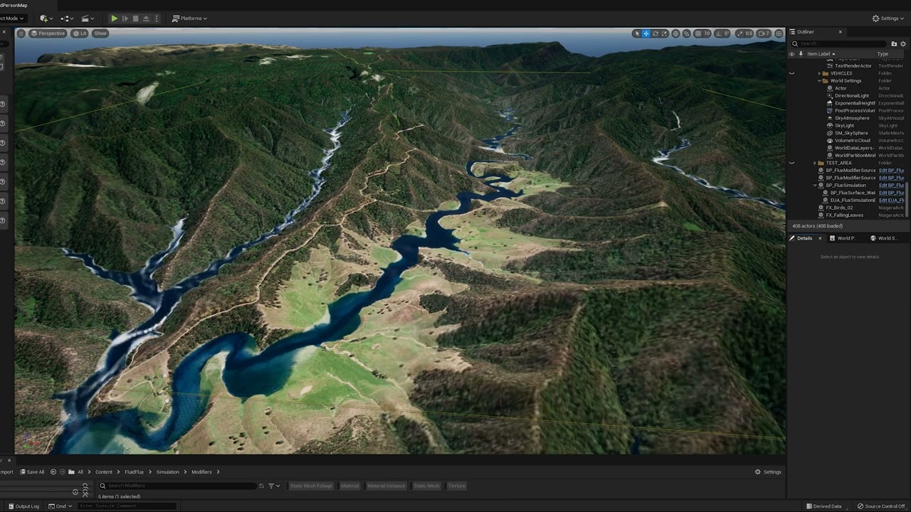 UE5 - Real Terrain - Water Catchment - YouTube