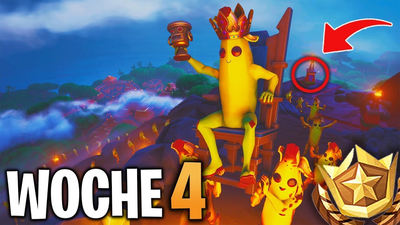 Versteckter Stern Banner In Woche 4 Season 8 ⭐ Fortnite Battle Royale