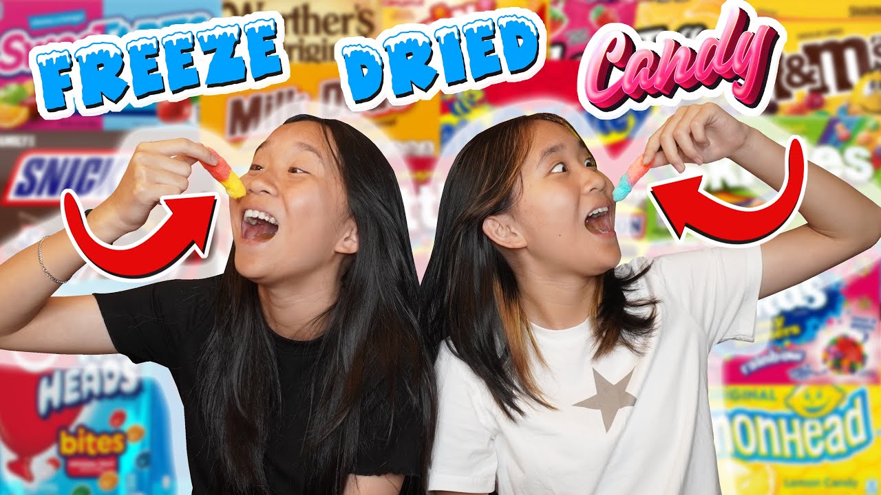 We tier ranked FREEZE DRIED CANDY! | Janet and Kate - YouTube