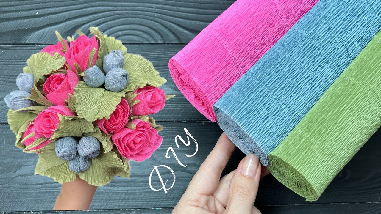 Crepe Paper Decoration Ideas How to Make Crepe Paper Flowers - YouTube
