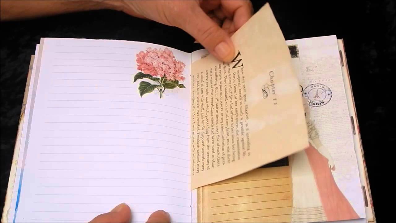 5 x 7 Jane Austen Themed Journal - YouTube