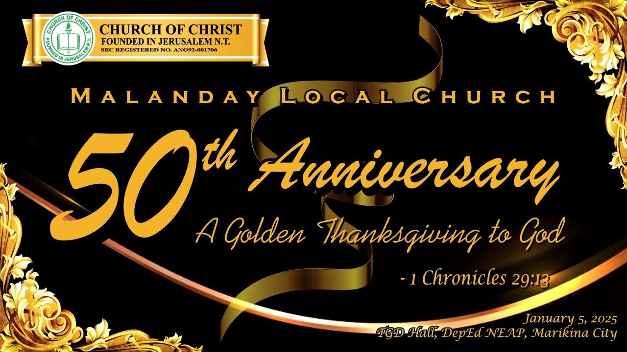 50 Years of Blessings: A Look Back at Our Church - YouTube