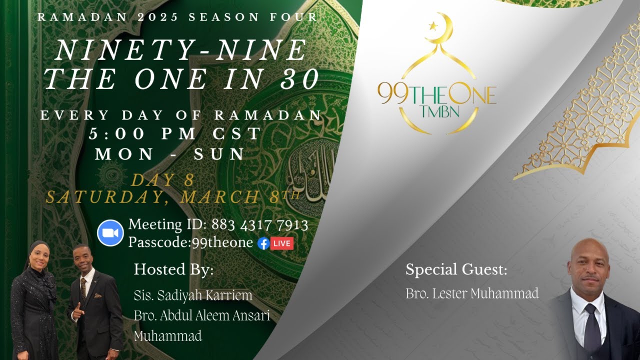 Season 4:Day 8 99 The One with Bro. Lester Muhammad from Muhammad ...