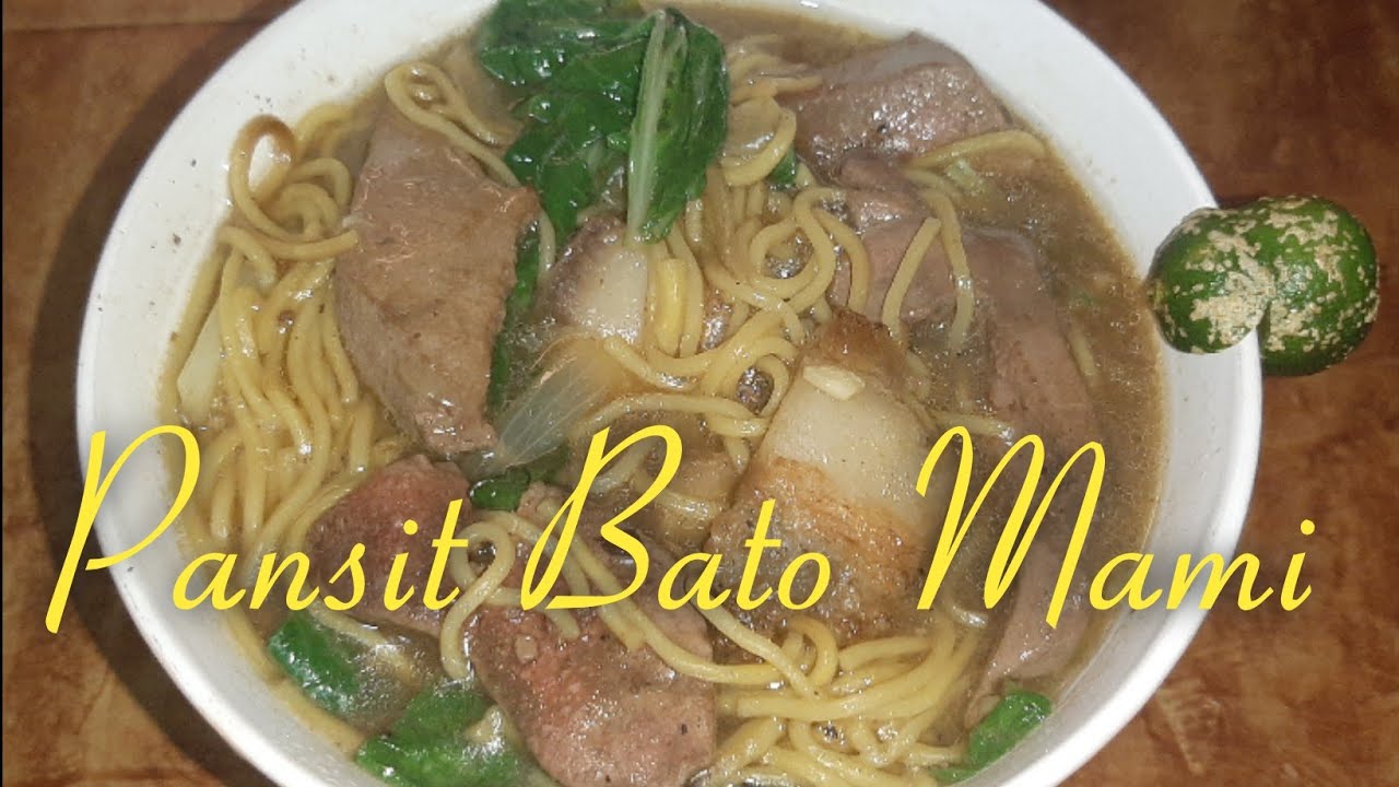 Pansit Bato Mami/tipid tips - YouTube